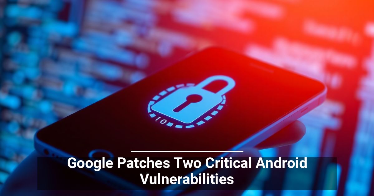 Google Patches Two Critical Android Vulnerabilities | Cyber Fix, Inc.